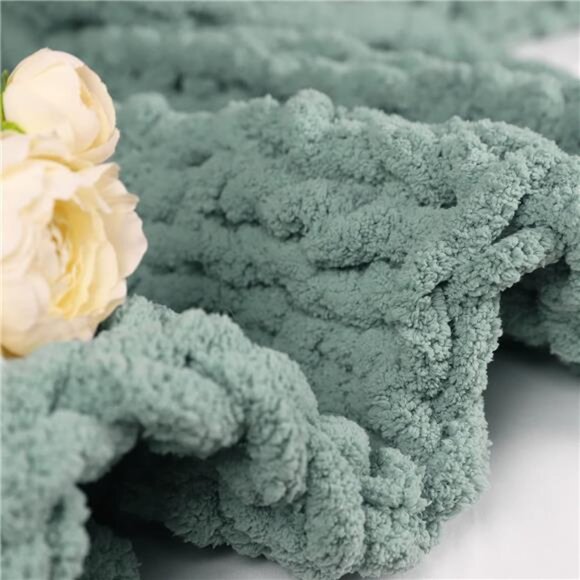 Bedding | Throw Blanket 5 X 60 100 Hand Made Large Loop Yarn Soft ...